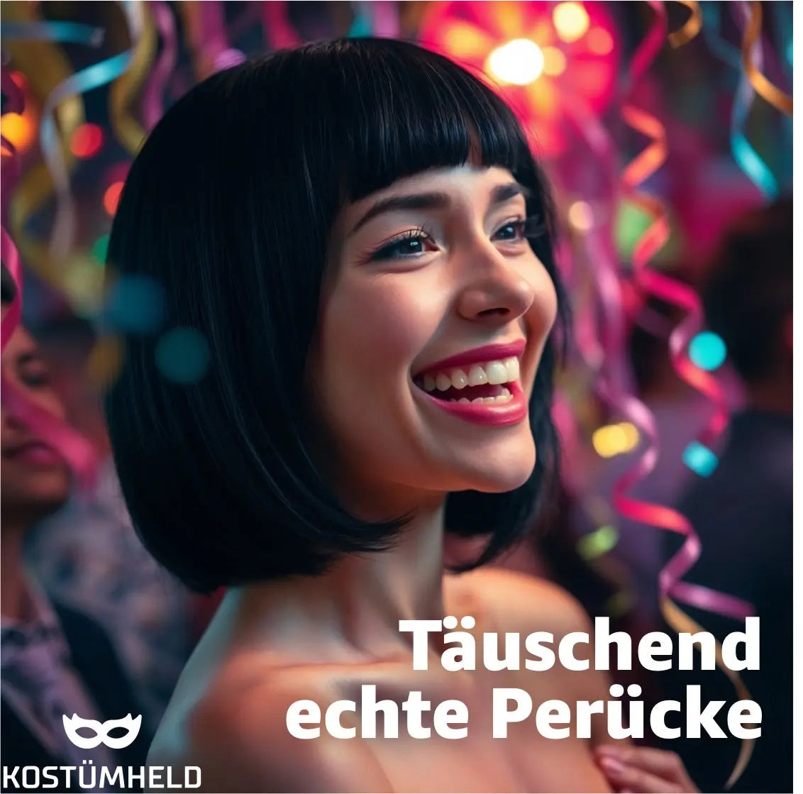 Bob Perücke – Klassische Kurzhaarperücke für Fasching, Karneval & – TK ...