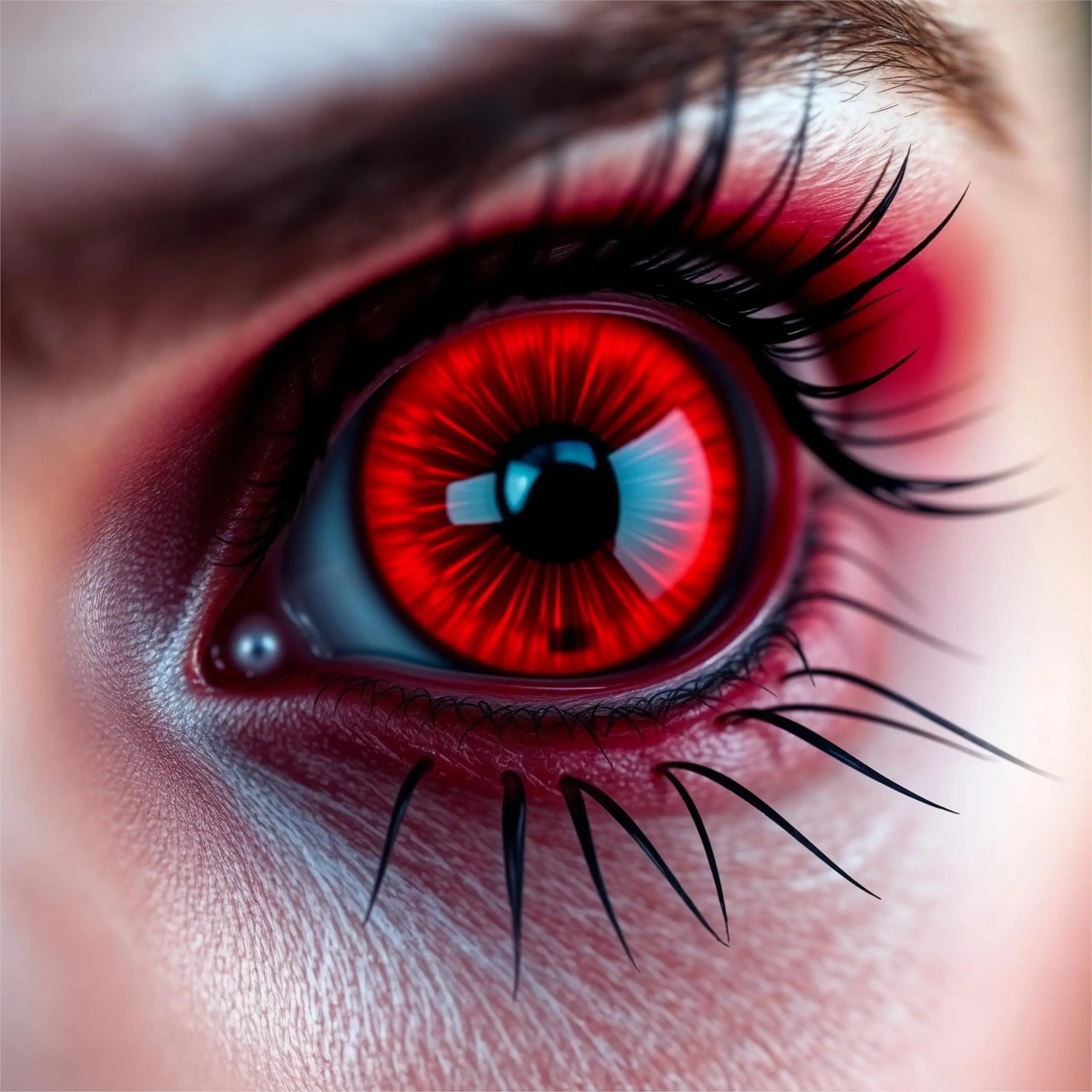 Rot Farbige & Geprüfte Kontaktlinsen - Grußlige Tageslinsen für – TK ...